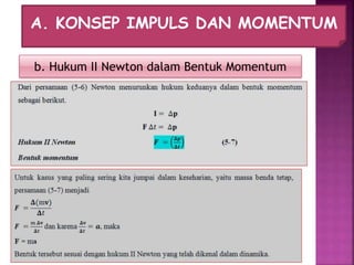 Momentum dan impuls | PPTX