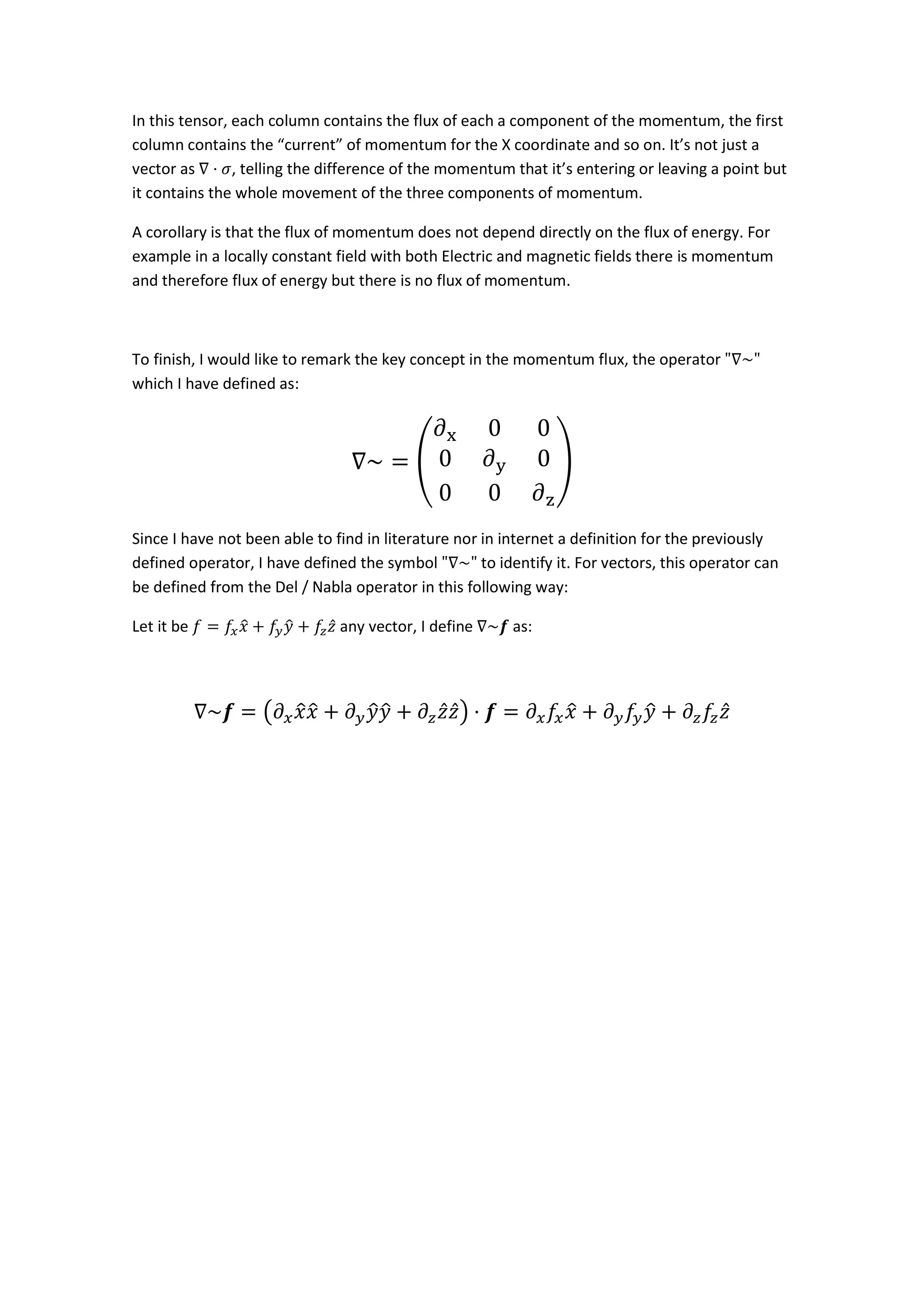 Momentum flux in the electromagnetic field | PDF