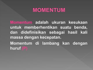 Momentum & implus fisika terapan | PPTX