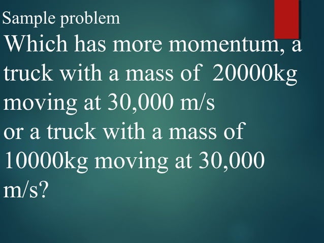 Momentum in Grade 9 Physics | PPT