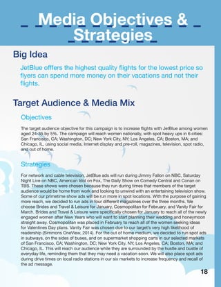 JetBlue Media Plan | PDF