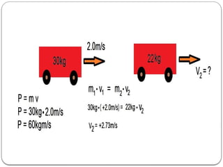 Momentum science physics presentation reporting | PPT | Free Download