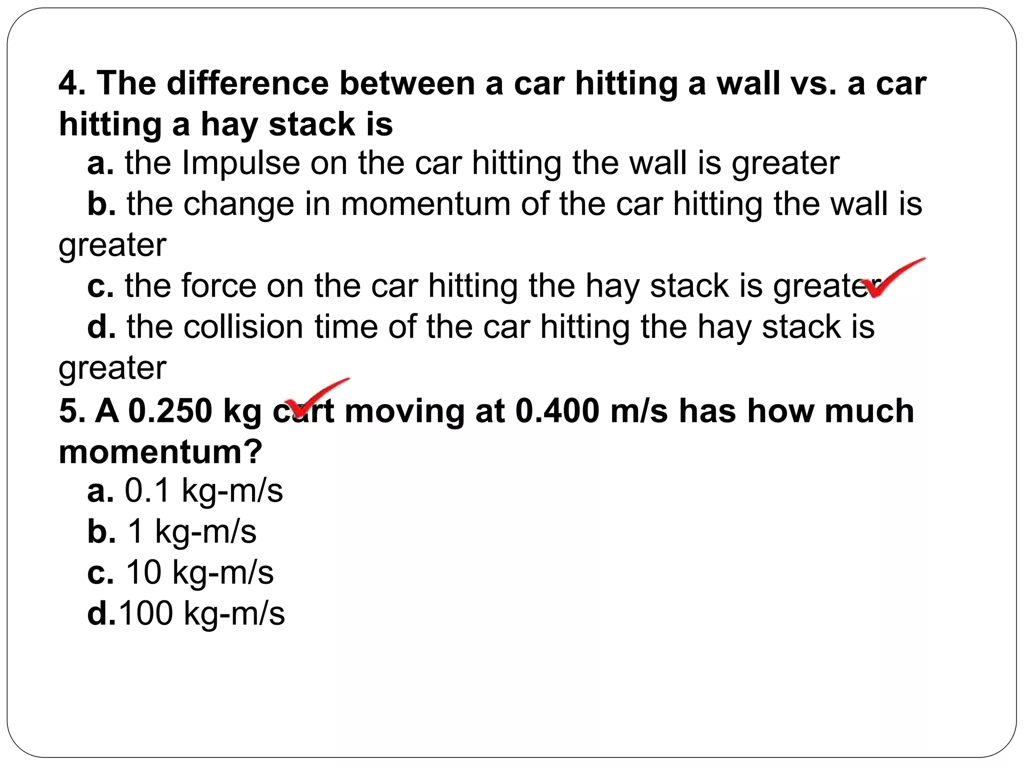 Momentum ppt physics grade 11 | PPTX