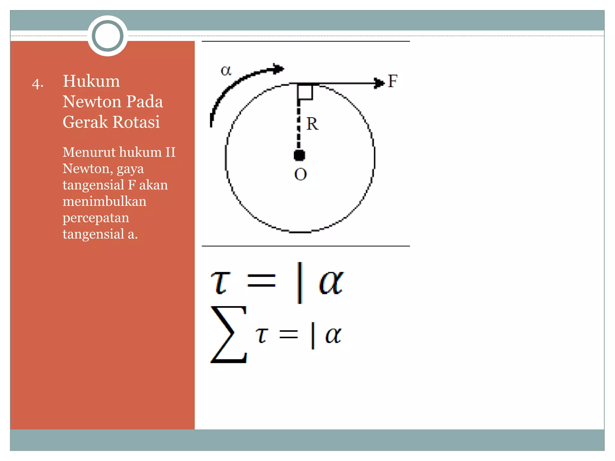 Momentum sudut dan rotasi benda tegar | PPT