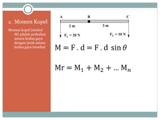 Momentum sudut dan rotasi benda tegar | PPT