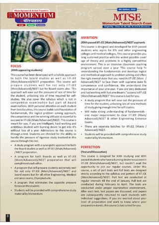 MTSE - Momentum Talent Search Exam | PDF