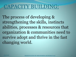 capacity building initiatives | PPTX