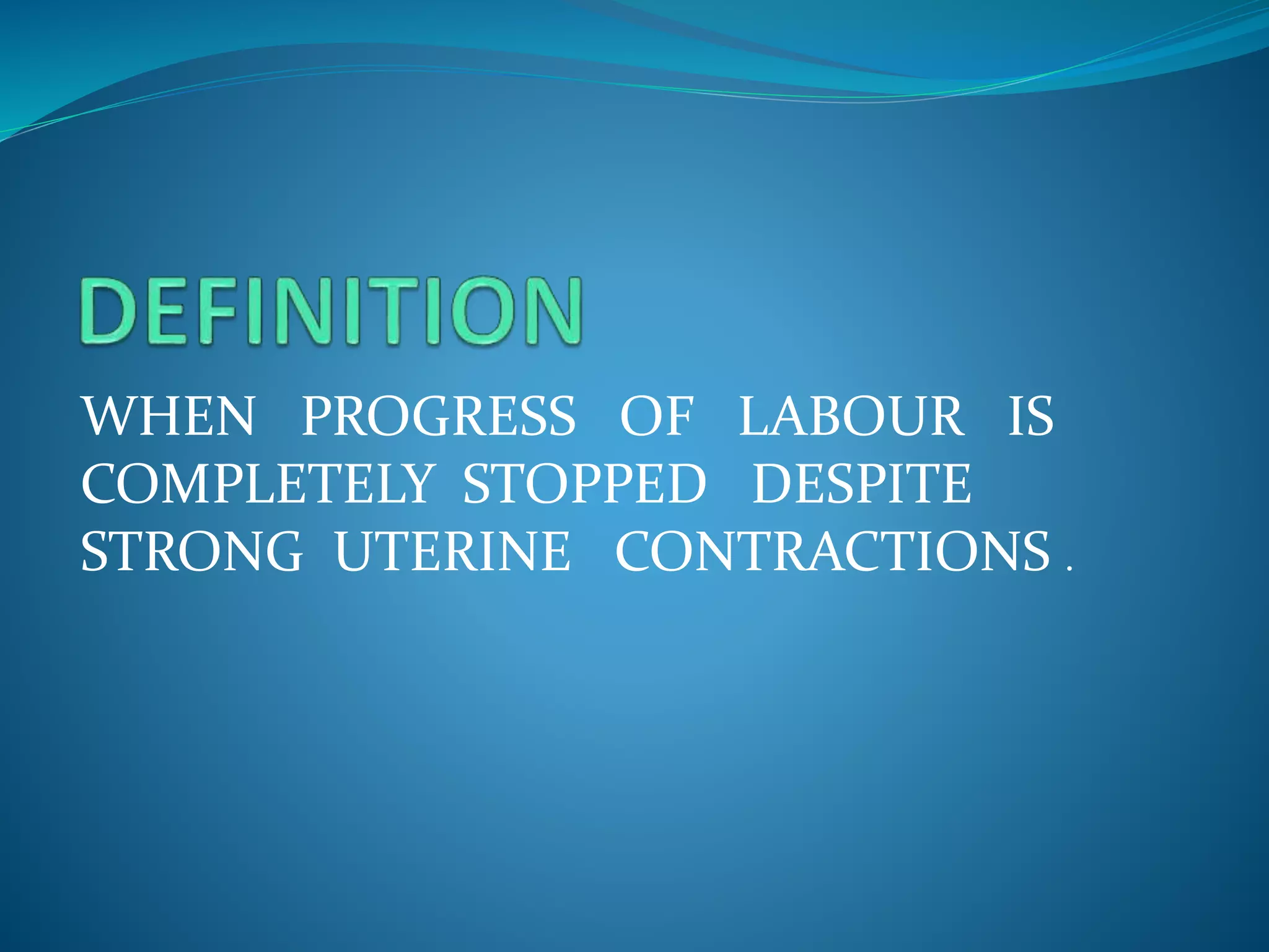 Obstructed Labour ppt | PPTX