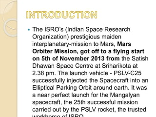 Mom(mars orbiter mission) | PPT