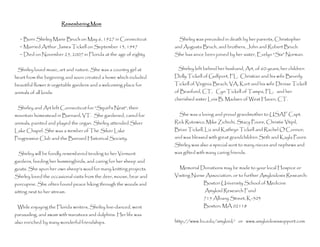 Mom memorial order of service | PDF