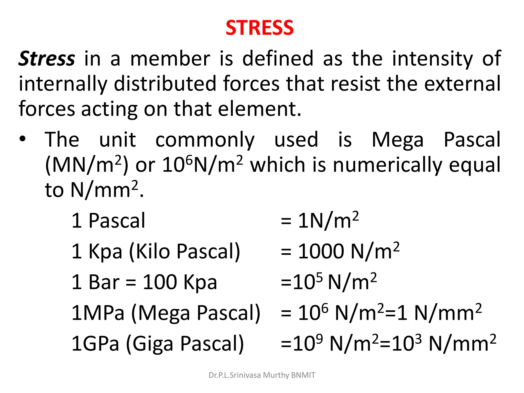 Mechanics Of Materials Presentation Vtu PPT Mechanics Of Materials Presentation Vtu PPT