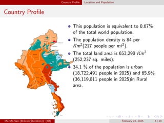 Country Profile , culture , Key economics and Tourism | PDF