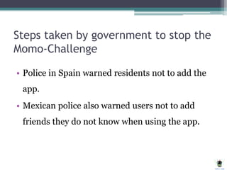 Momo game challenge | PPTX