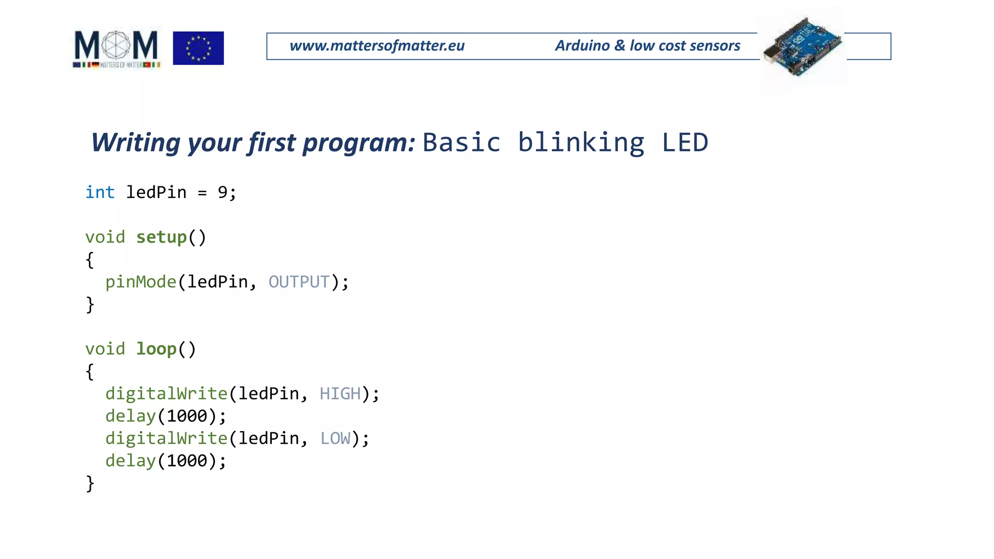 Mom presentation_monday_arduino in the physics lab | PPT