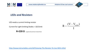 Mom presentation_monday_arduino in the physics lab | PPT