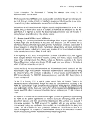 Momzambique: Climate Change Impacts | PDF