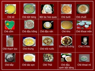 Cac loai che hap dan | PPT