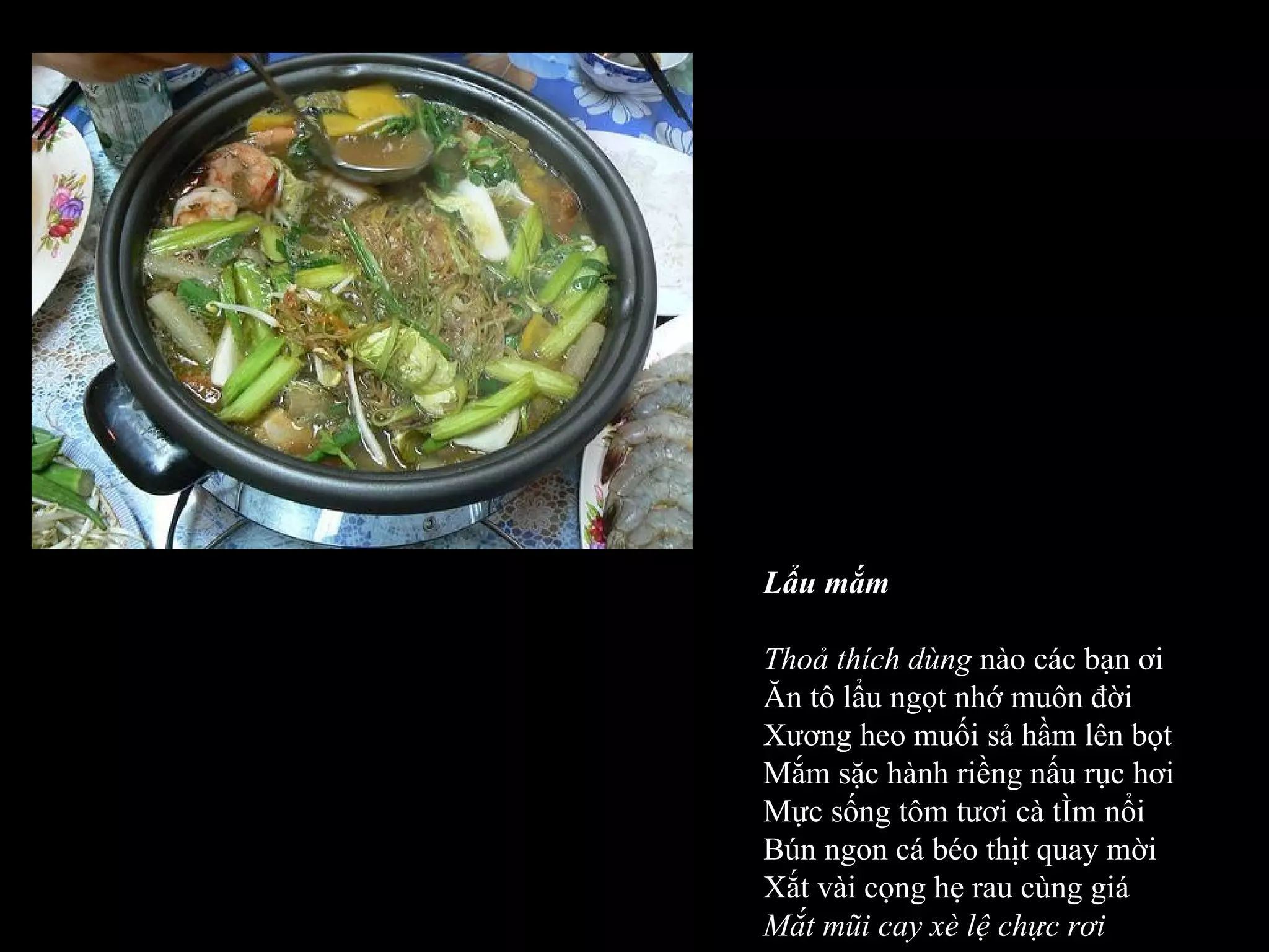 Mon An Viet Nam Tinh Hoai Huong | PPS