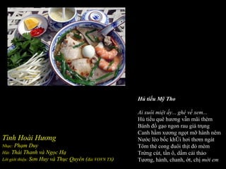 Mon An Viet Nam Tinh Hoai Huong | PPS