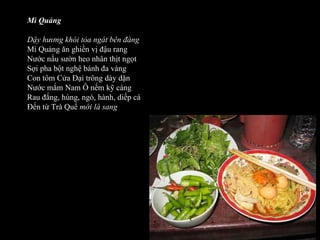 Mon An Viet Nam Tinh Hoai Huong | PPS