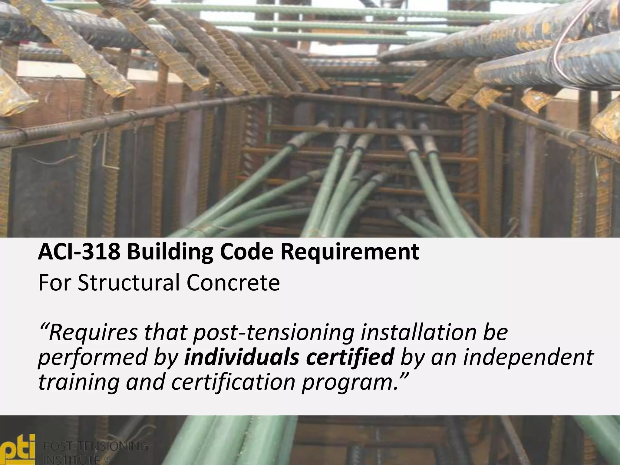 The Importance of Unbonded Field Certification | PPT