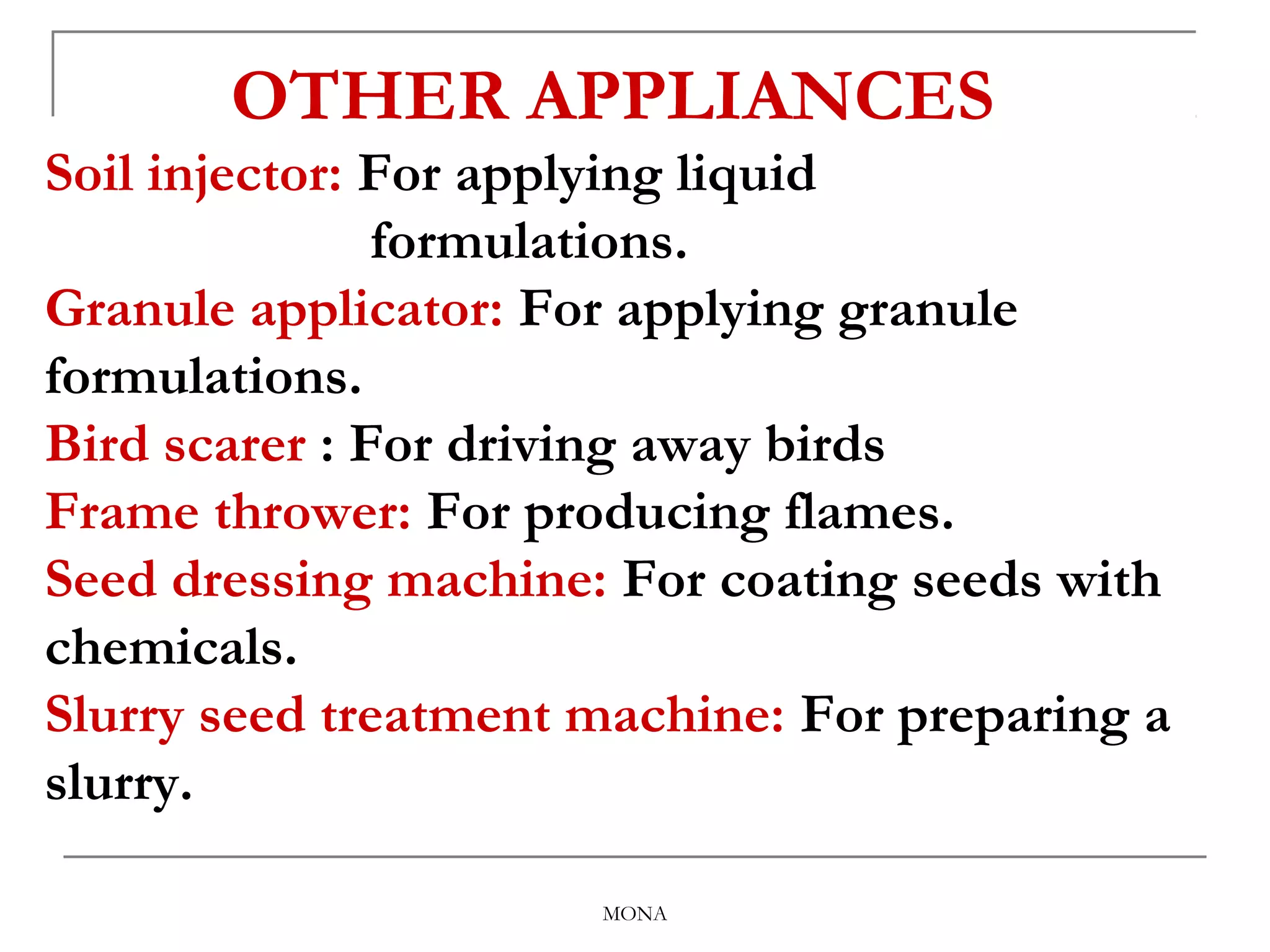 Pesticide application | PPT