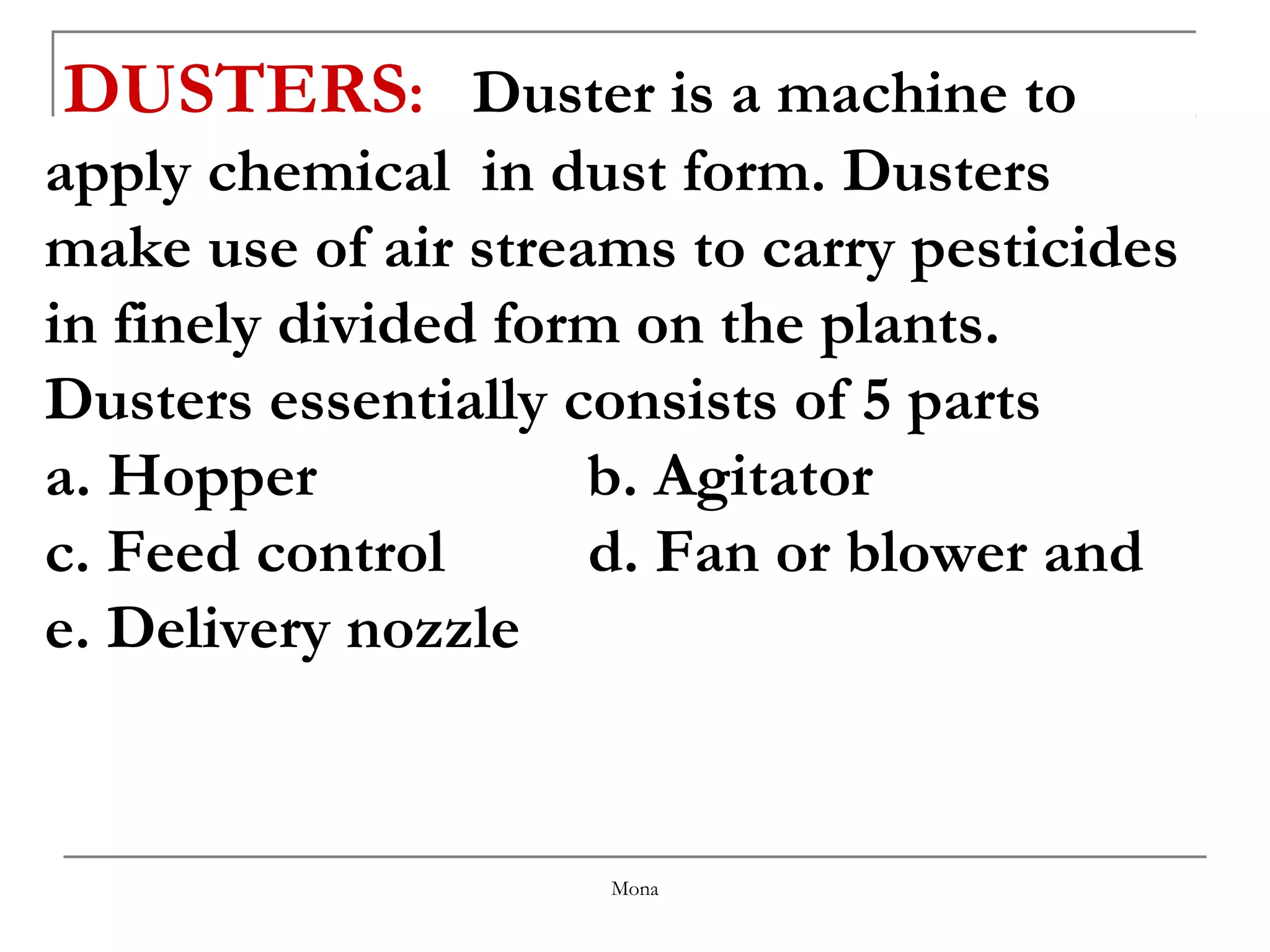 Pesticide application | PPT