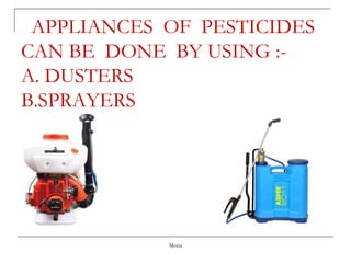 Pesticide application | PPT