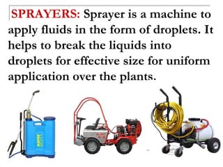Pesticide Spraying Equipment