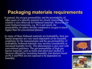 MODIFIED ATMOSPHERE AND INTELLIGENT PACKAGING OF FOOD | PPT