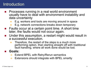 Retry Scopes to Enable Robust Workflow Execution in Pervasive Environments | PPT
