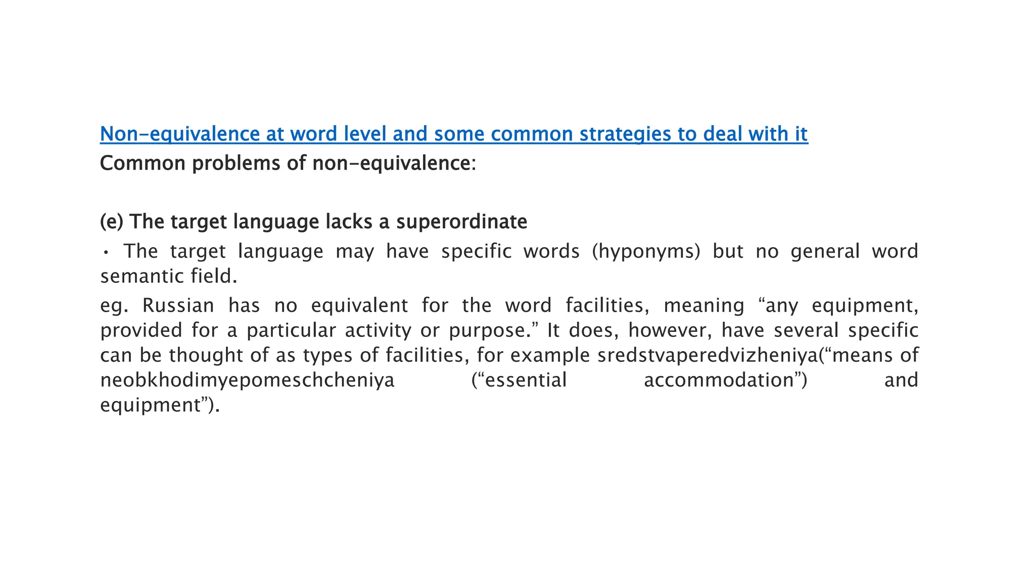 Mona Baker's strategies for translation. Chapter 2 | PPTX