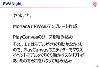 Monaca X PWA X 3D | PPT