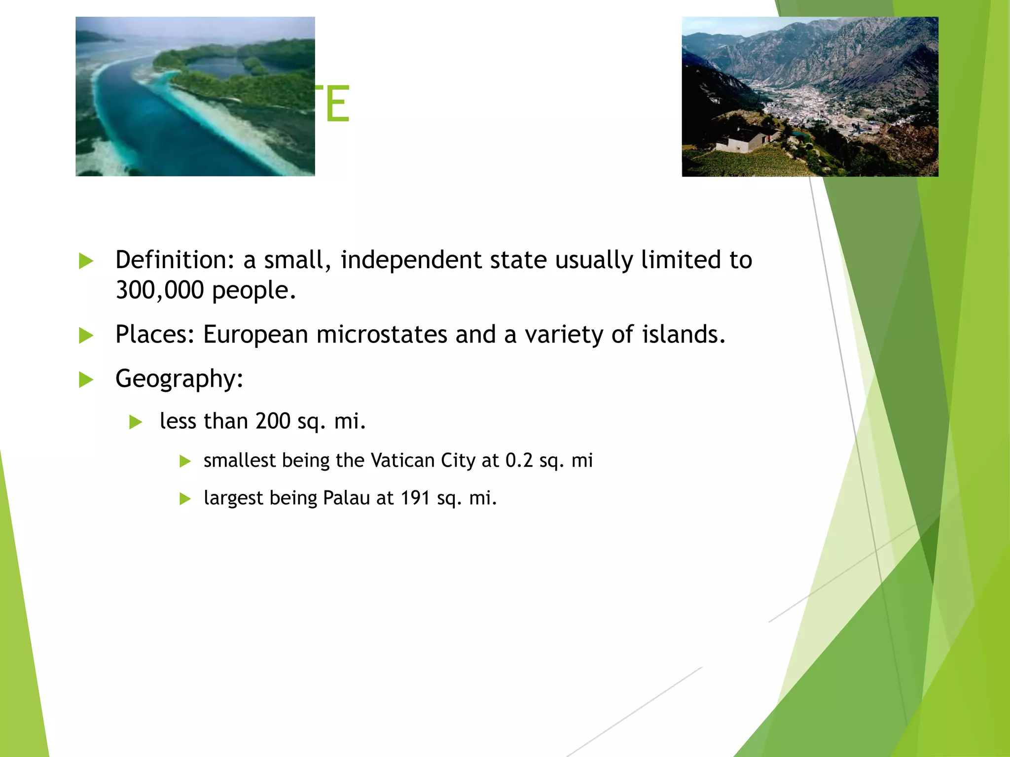 The European Microstates: The Smallest Powers | PPTX