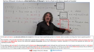 Monad as functor with pair of natural transformations | PPT
