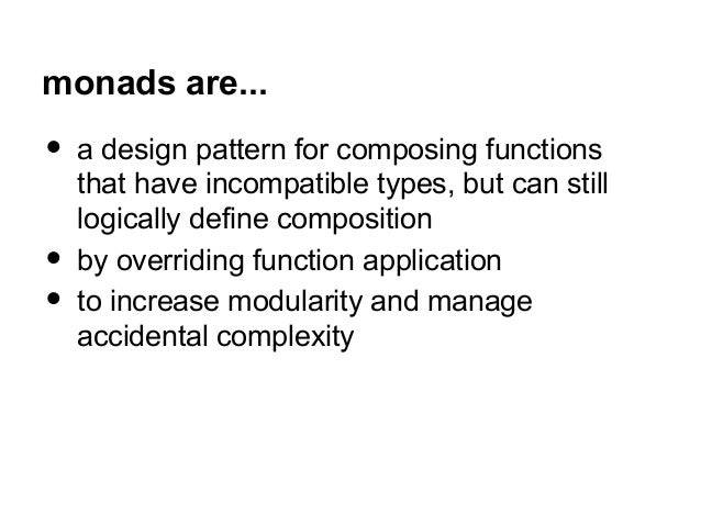 Monads in python Monads in python