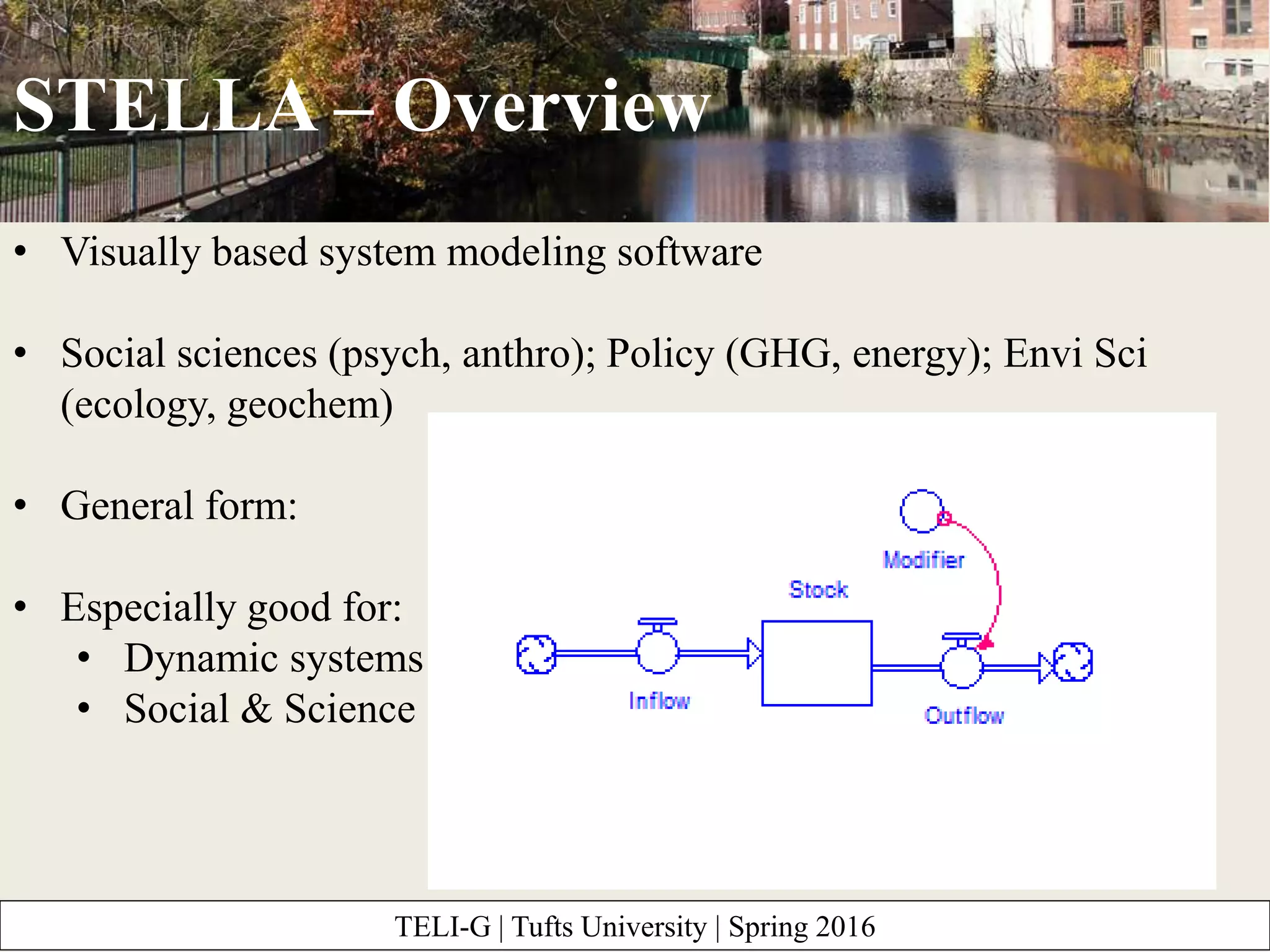 System modelling with STELLA: An introduction | PPTX