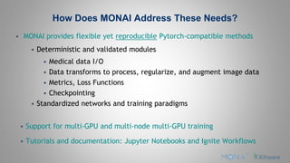 MONAI: Medical imaging AI for data scientists and developers @ 3D ...