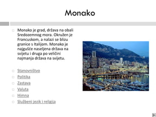 Monako - Monte Carlo | PPTX
