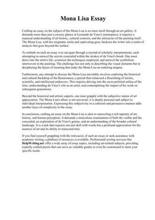 Mona Lisa Essay.pdf