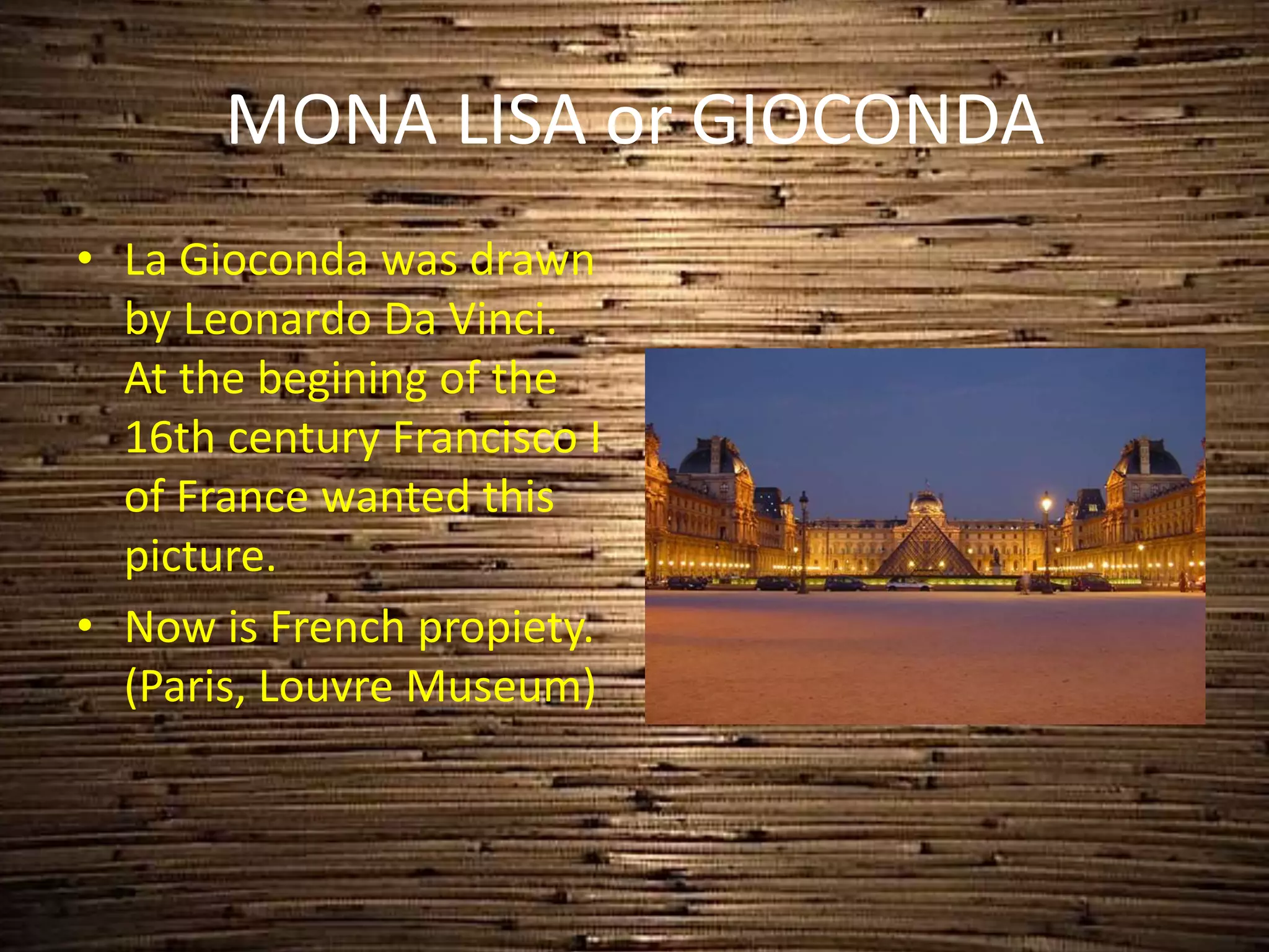 Mona lisa (leonardo da vinci)2 | PPT