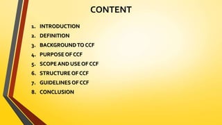 The Common communication format (CCF) | PPT | Free Download