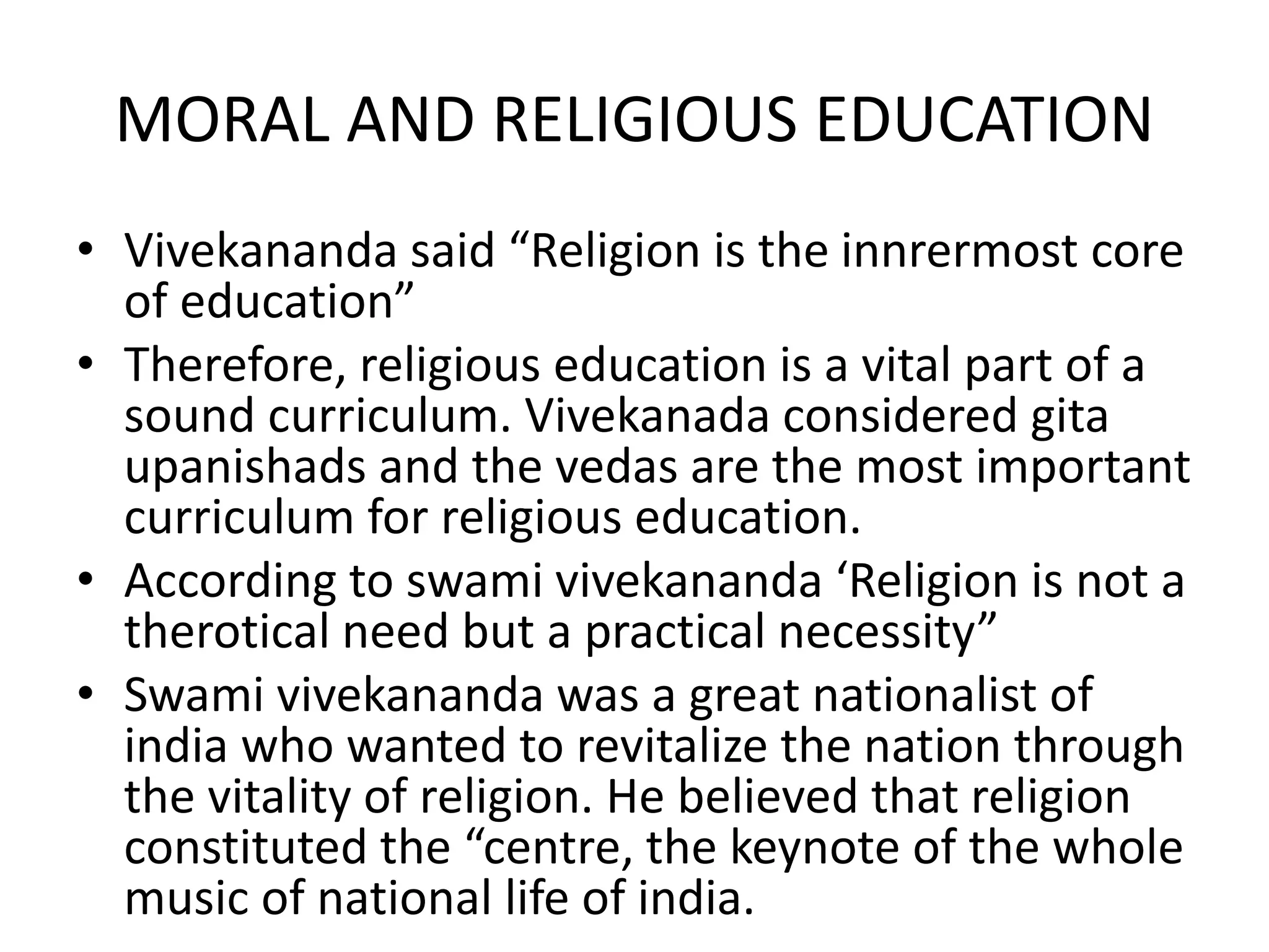 Role of religion in value education | PPTX