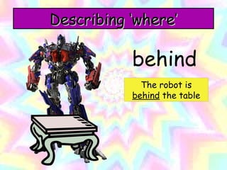 prepositions of place | PPT