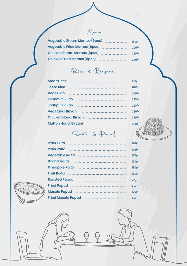 Monarca menu small | PDF