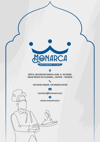 Monarca menu small | PDF