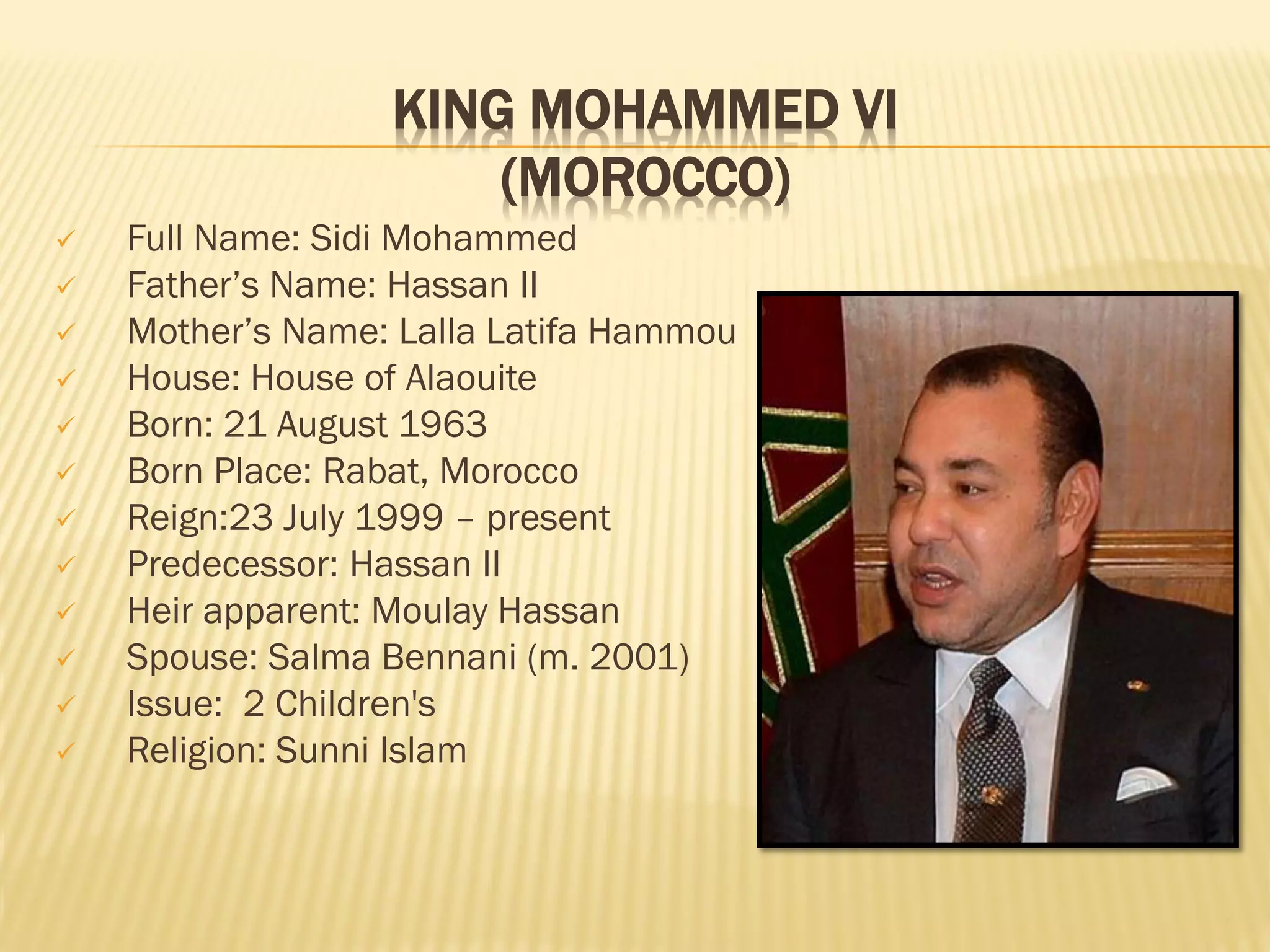 A list of current monarch's in the world | PDF