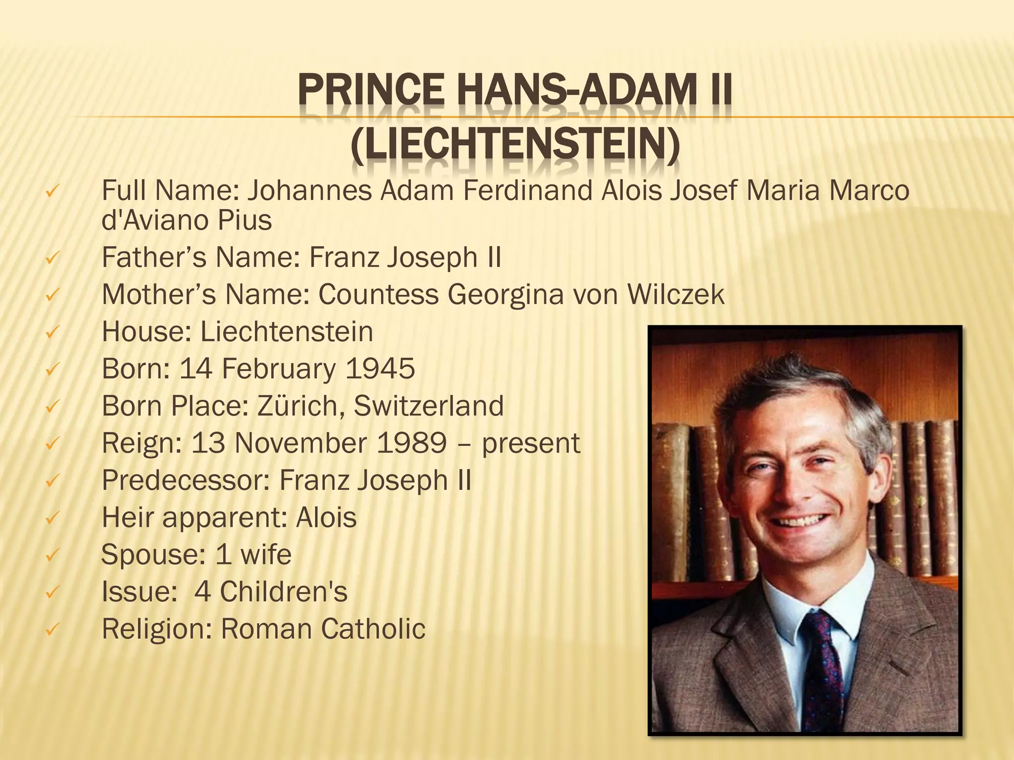 A list of current monarch's in the world | PDF