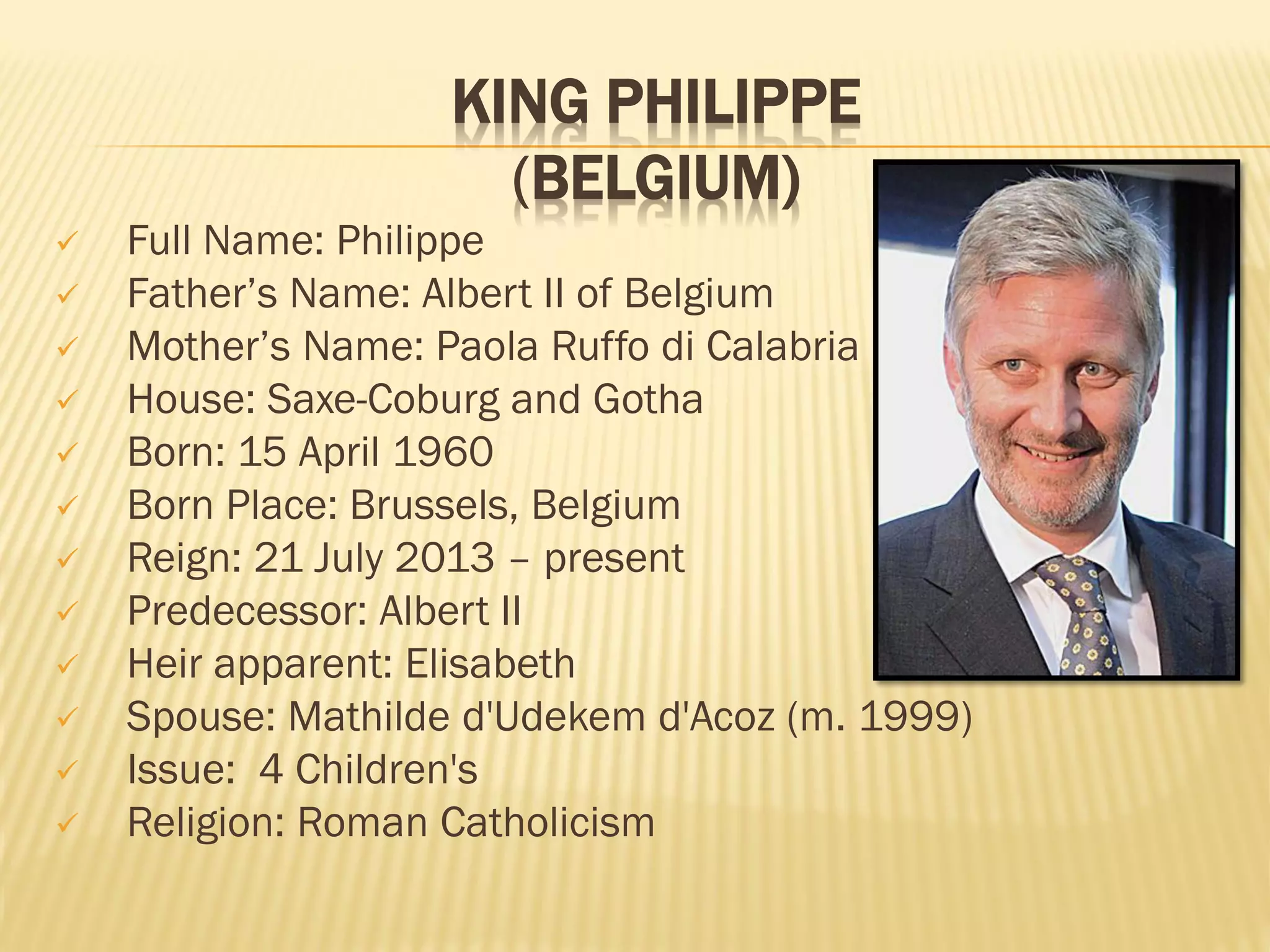 A list of current monarch's in the world | PDF