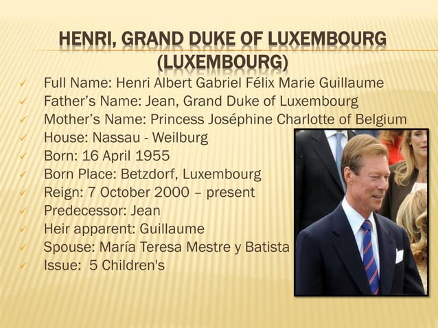 A list of current monarch's in the world | PDF